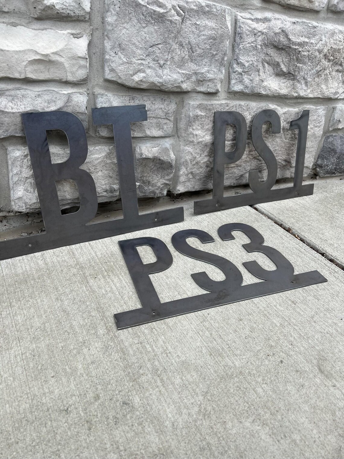 Custom Metal House Numbers: Powder-coated Steel Address Sign - Etsy