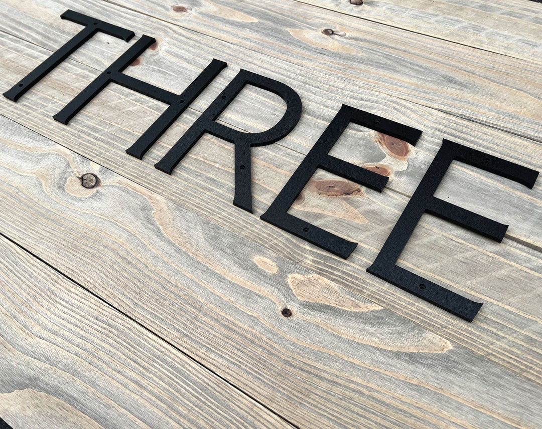 Address Letters / House Numbers / Address Plaque / Farmhouse Letters ...