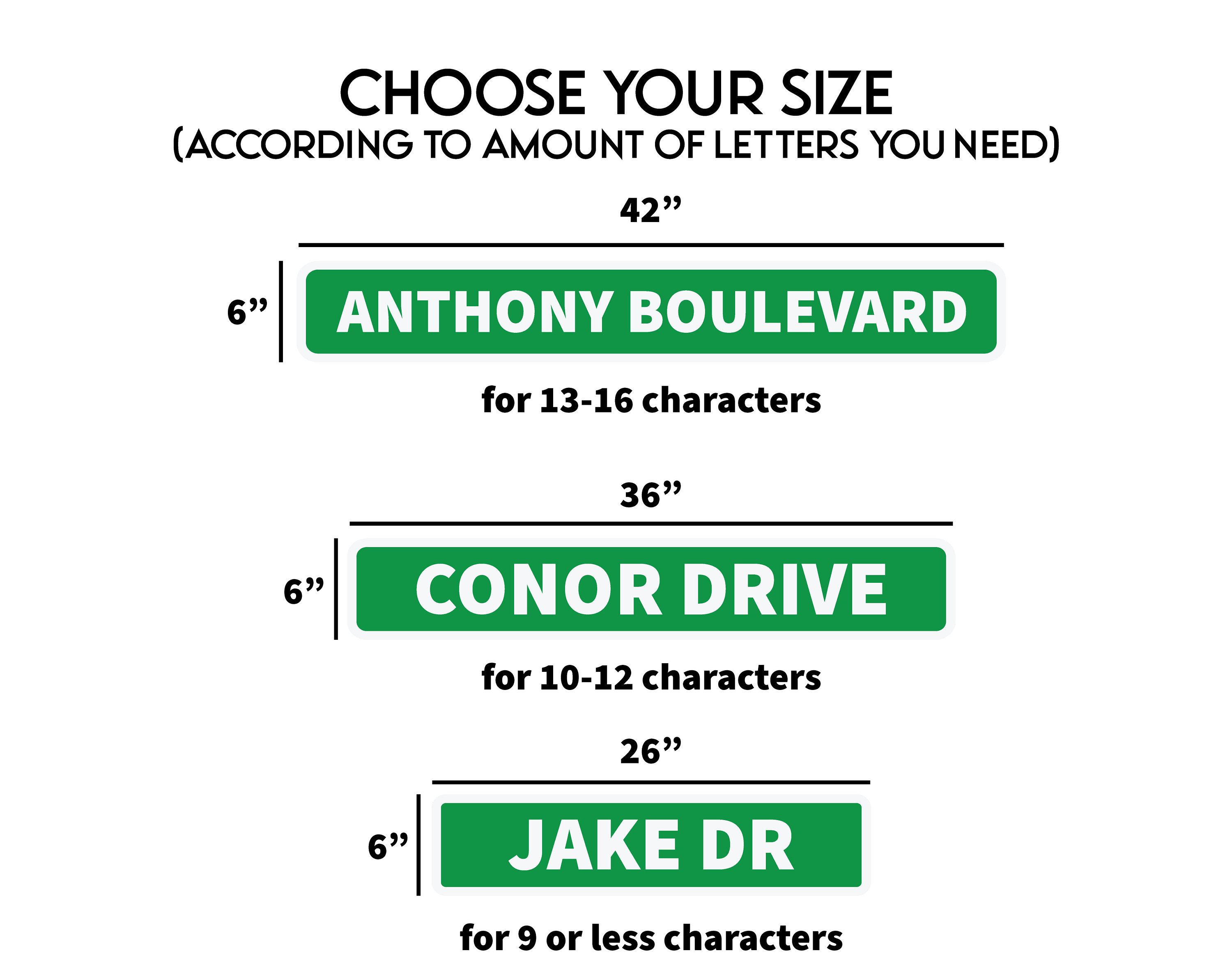 What Size Are Street Signs