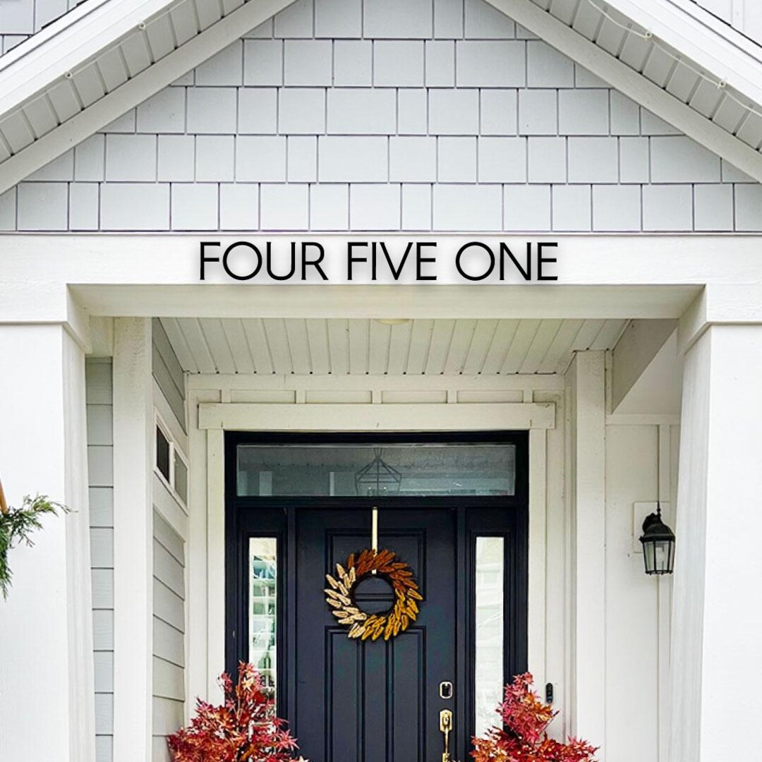 Clean Modern House Letters / Address Numbers / Address Plaque / House ...