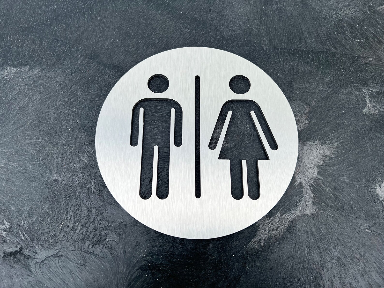 Modern Restroom Sign / Custom Restroom Signage / Restaurant - Etsy