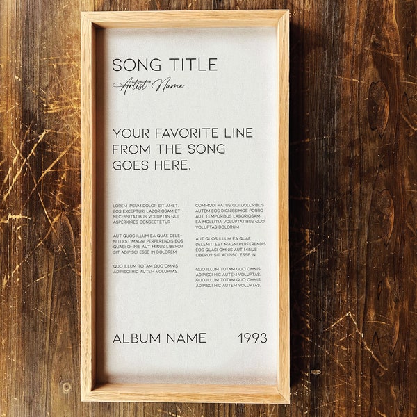 Music Song Quote - Etsy