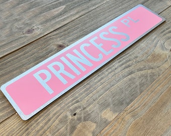 AUBREE Street Sign Name Childrens Room Door Gift Kid Child Boy Girl ...