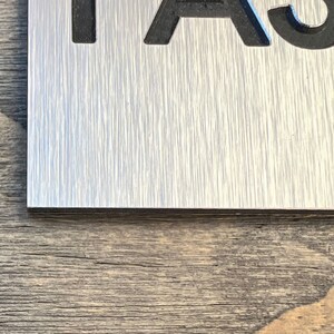 Engraved Office Sign / Custom Metal Sign / Metal Office Sign / Custom ...