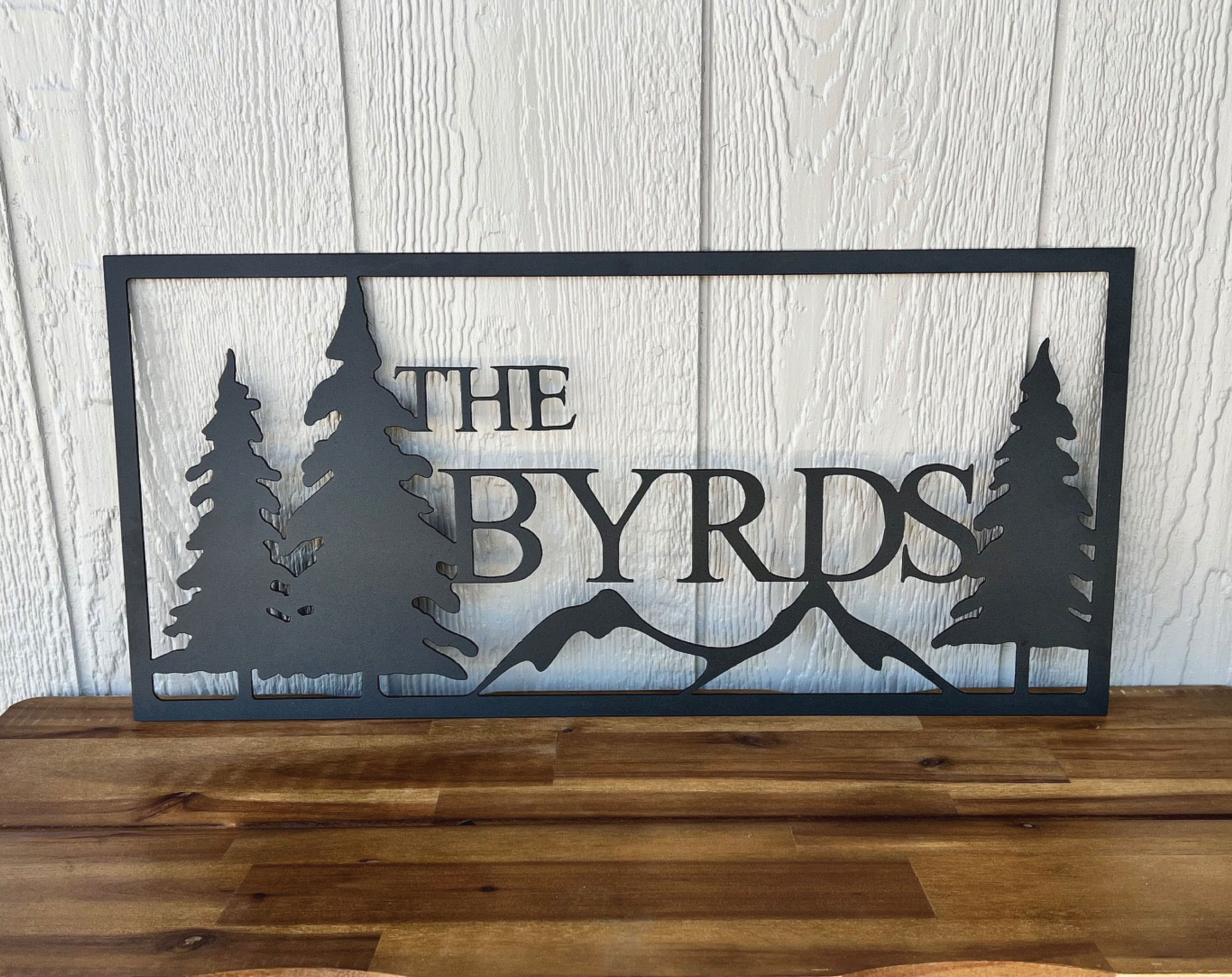 Personalized Metal Sign / Custom Name Metal Sign / Metal Decor for ...
