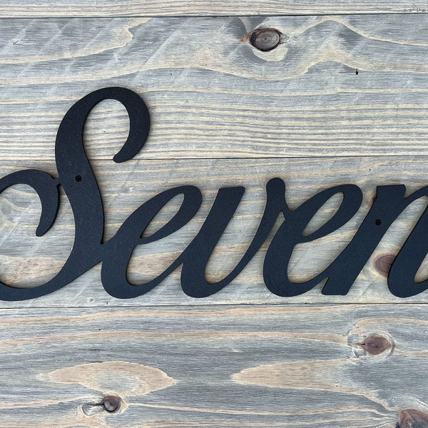 Cursive House Numbers - Etsy