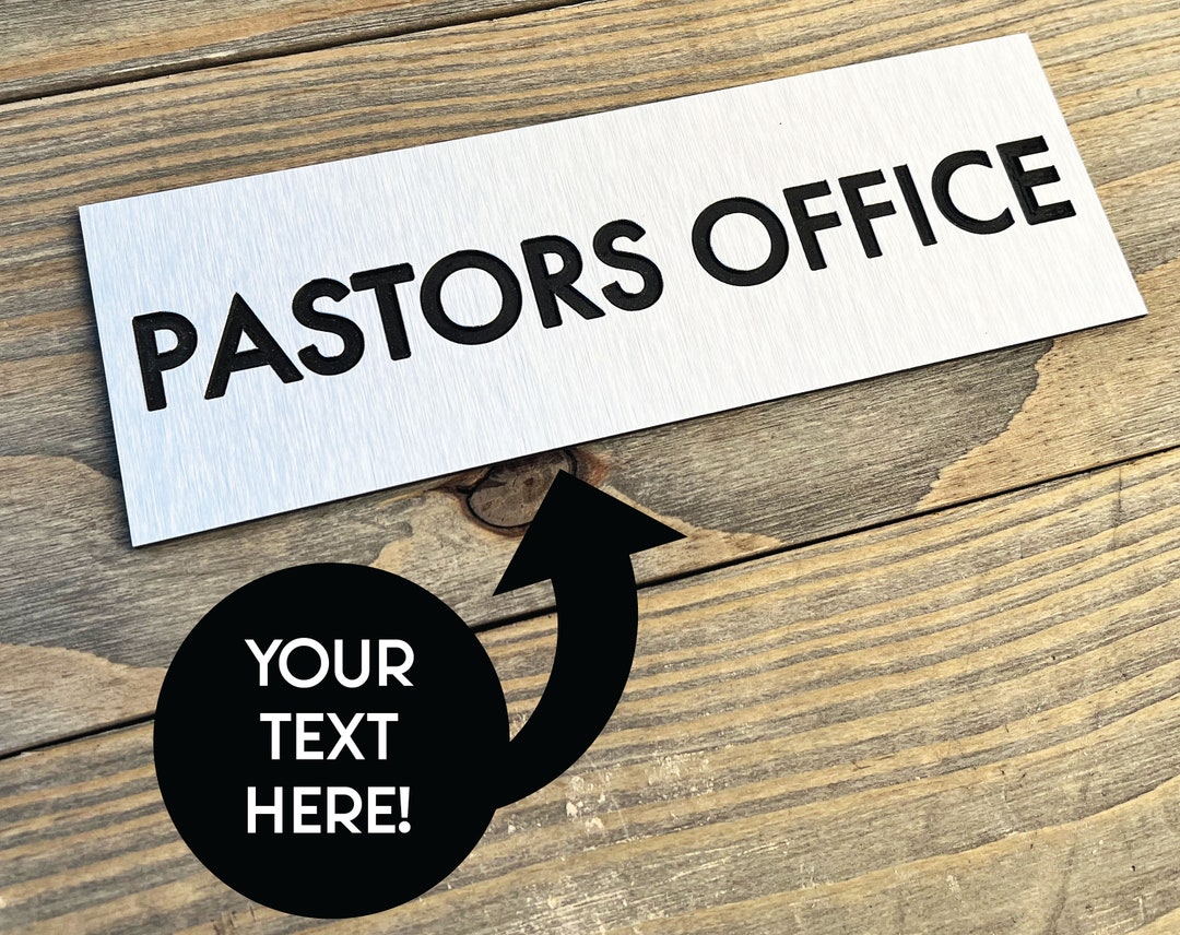 Engraved Office Sign / Custom Metal Sign / Metal Office Sign / Custom ...