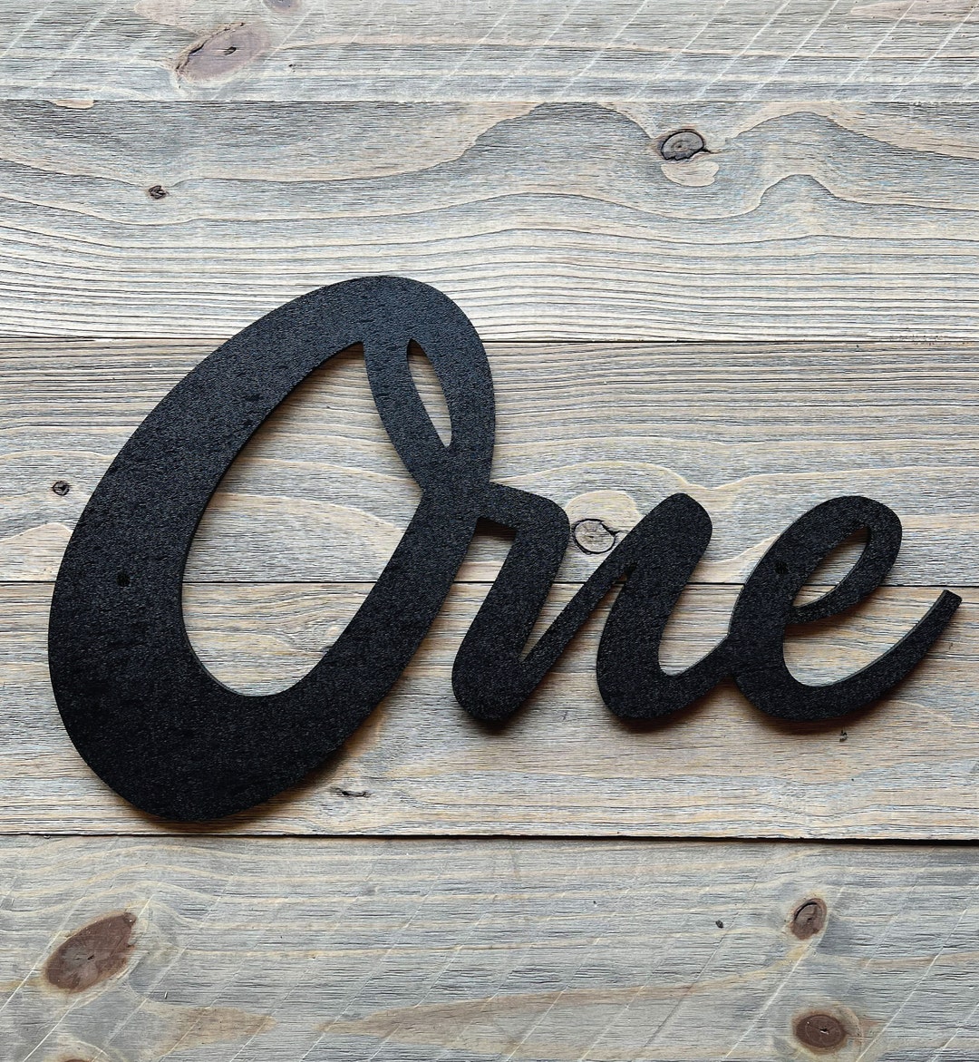 Large Cursive House Numbers / Retro Style Number / Thick Cursive Number ...