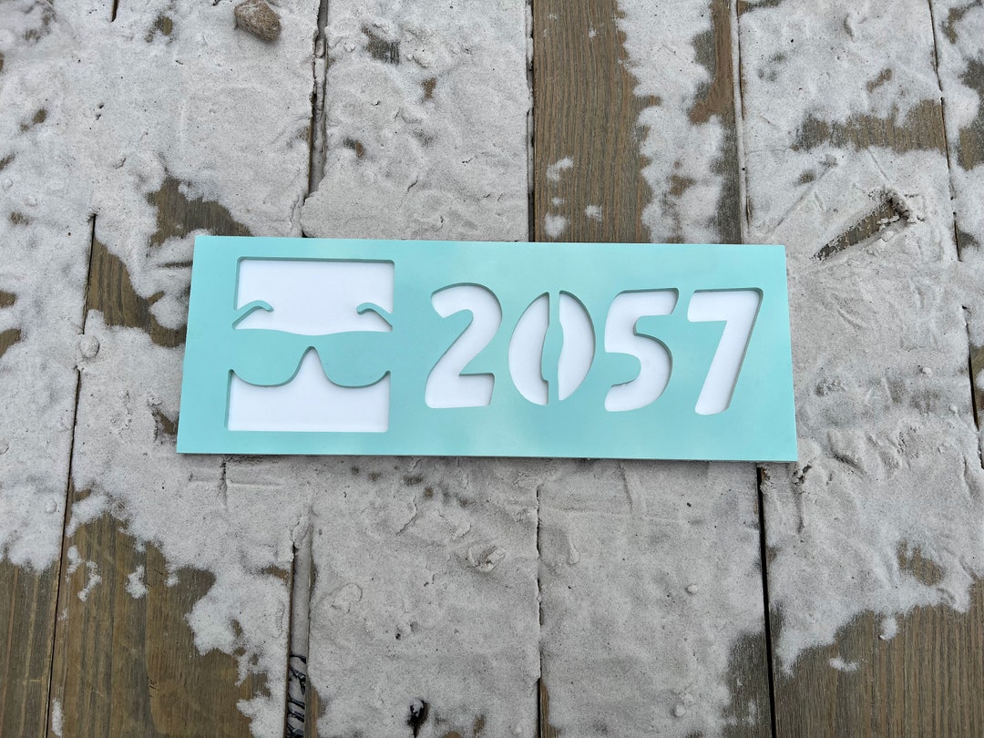 Coastal Number Sign / Beach House Decor / Coastal Decor / Outside ...