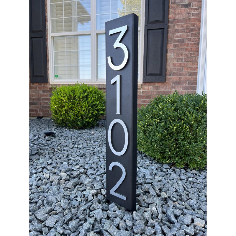 House Number Yard Sign - Etsy
