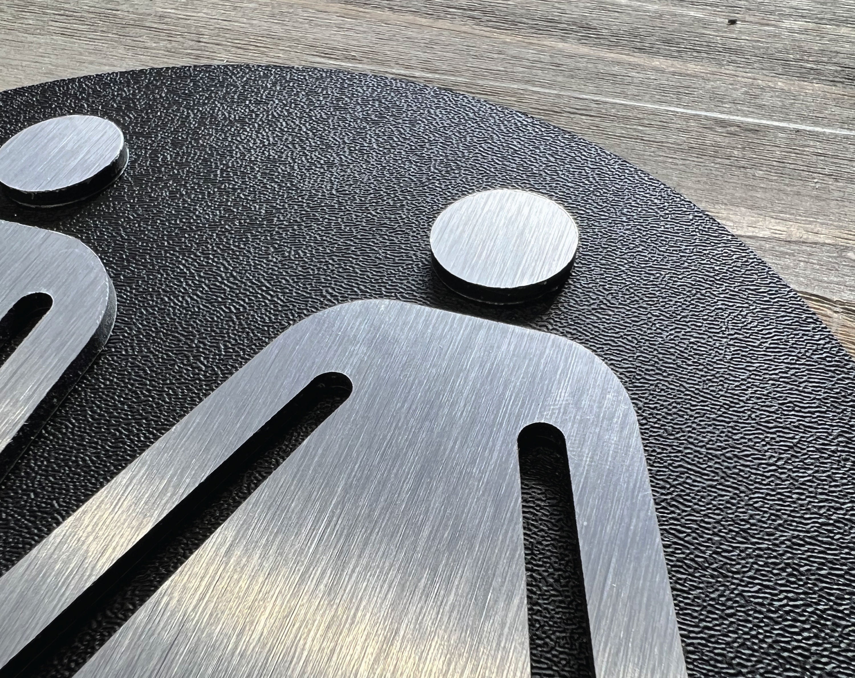 Round Restroom Sign / Modern Bathroom Sign / Restaurant Sign ...