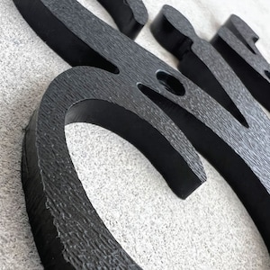 Colonial Script House Number / Large Cursive Number / Thin Cursive ...