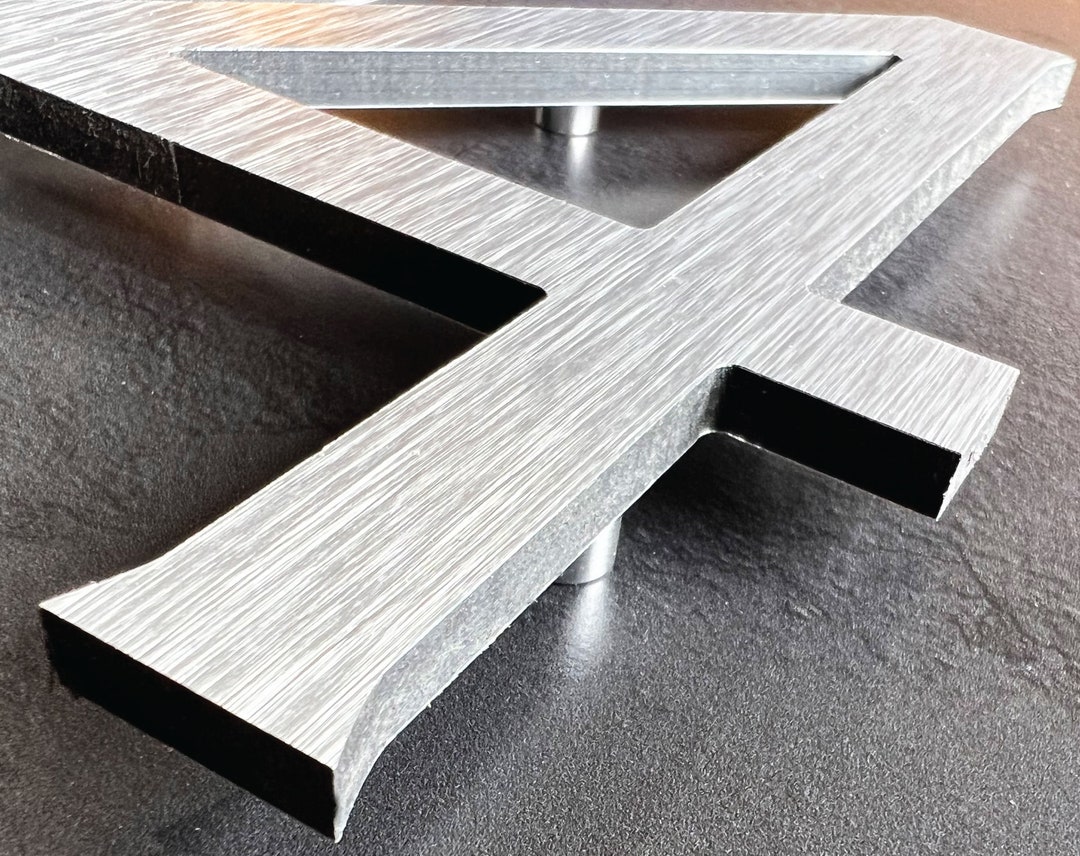 Metal House Numbers / Metal Address Numbers / Modern House Numbers ...