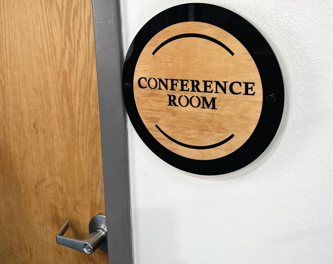 Custom Office Room Floating Sign / Personalized Room Sign / | Etsy