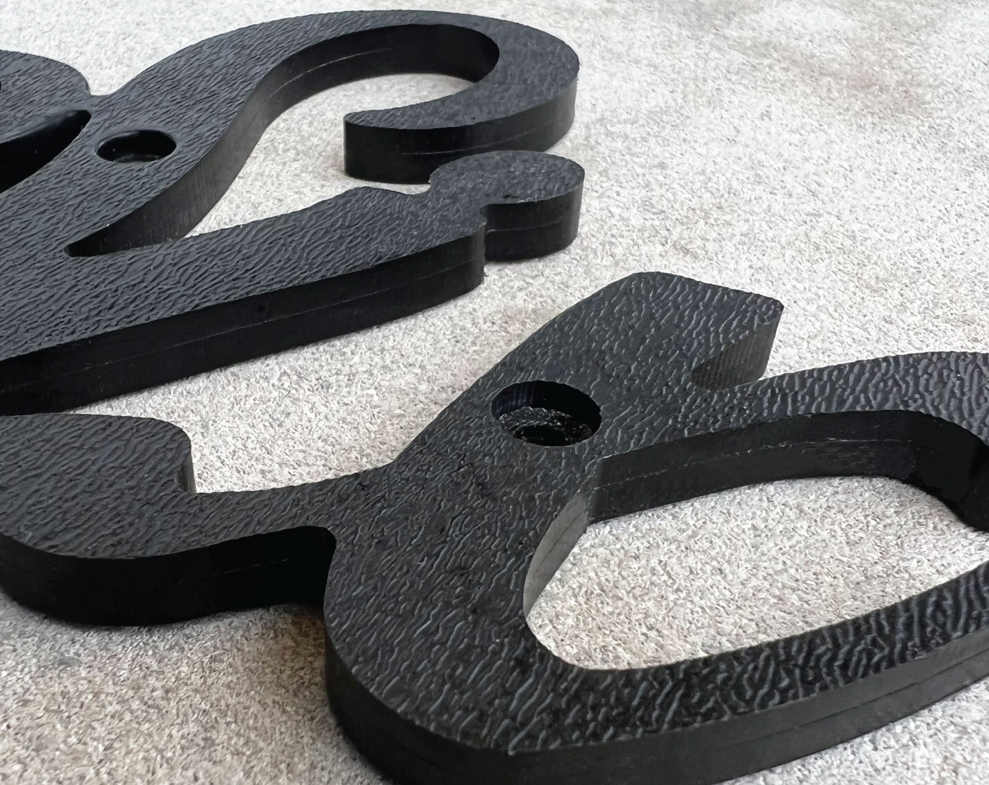 Colonial Script House Number / Extra Large Cursive Number / | Etsy