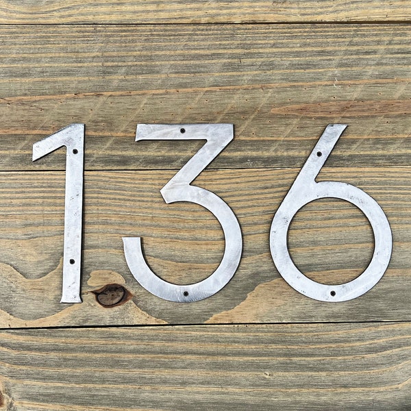 Rustic House Numbers - Etsy