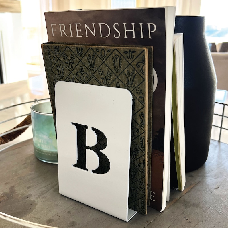 Personalised Letter Bookends - Etsy