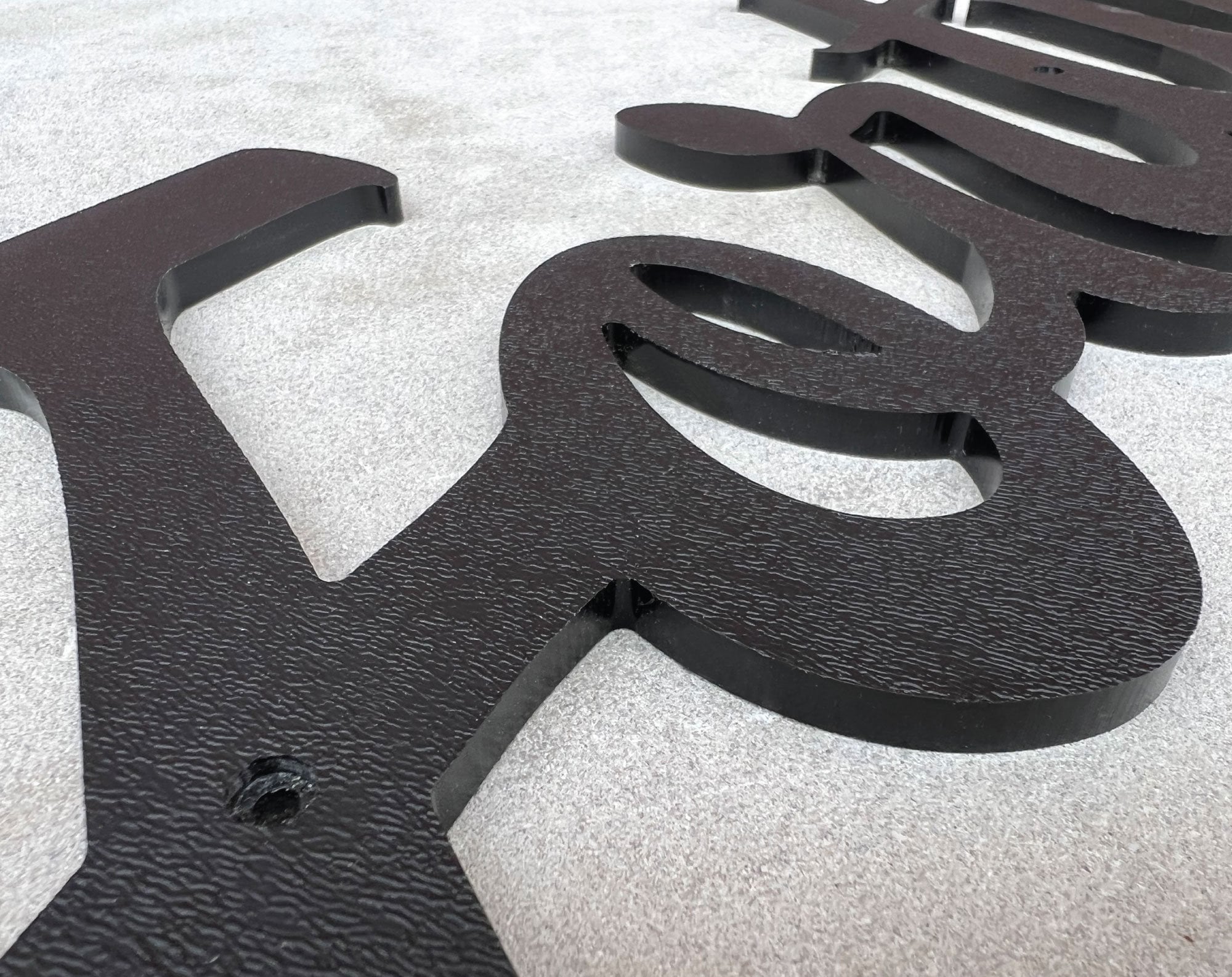 Medium Cursive House Numbers / Retro Style Number / Thick | Etsy