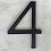 Clean Modern House Numbers / Address Sign / Address Plaque / House ...
