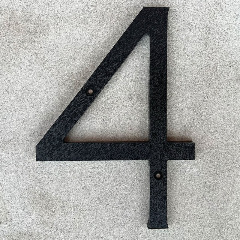 Modern Mailbox Numbers - Etsy