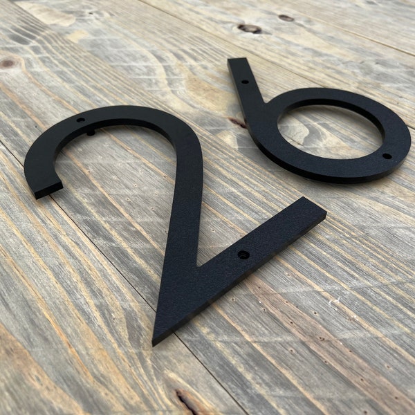 Modern House Numbers - Etsy
