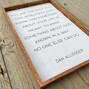 Custom Quote Framed / Custom Poem Framed / Custom Sign for Home ...