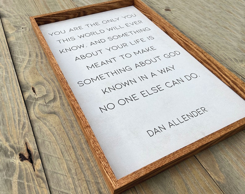 Custom Quote Framed / Custom Poem Framed / Custom Sign for - Etsy
