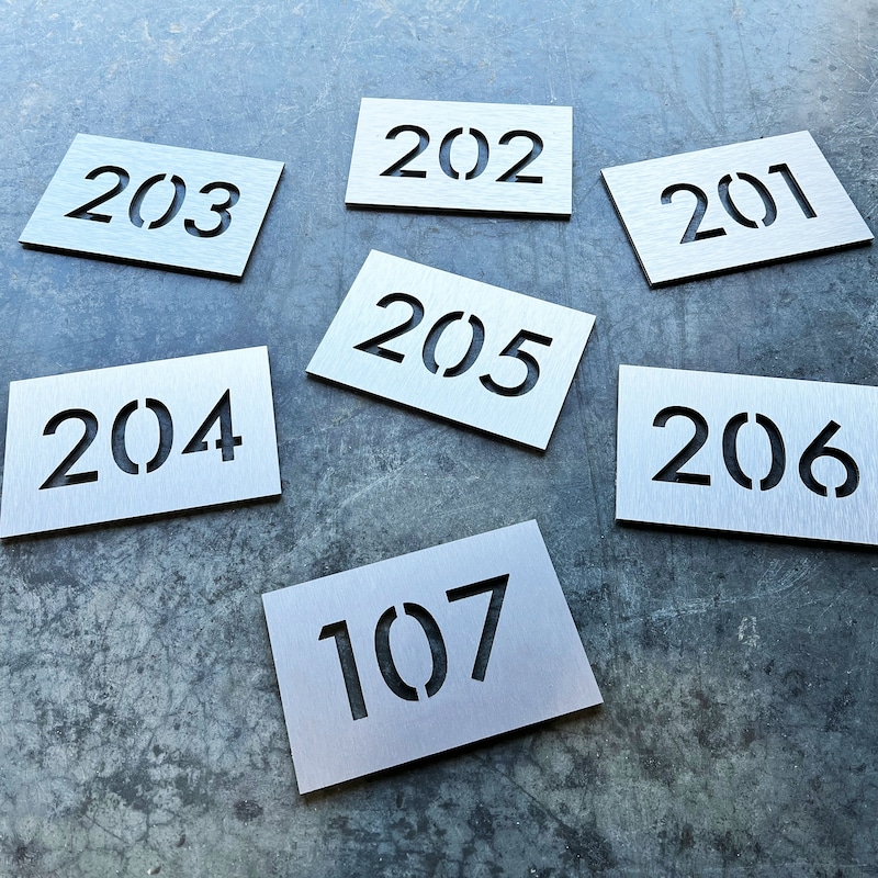 Number Sign for Condos - Etsy