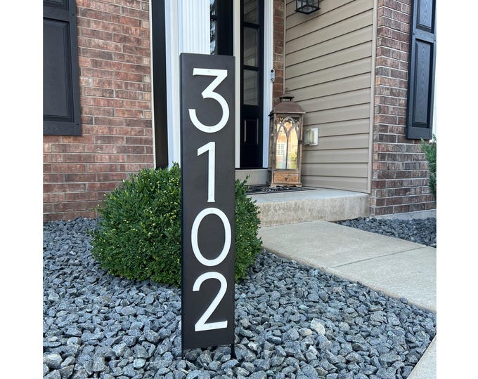 Modern House Number Sign, Casa Metal Sign,custom Nameplate,housewarming ...