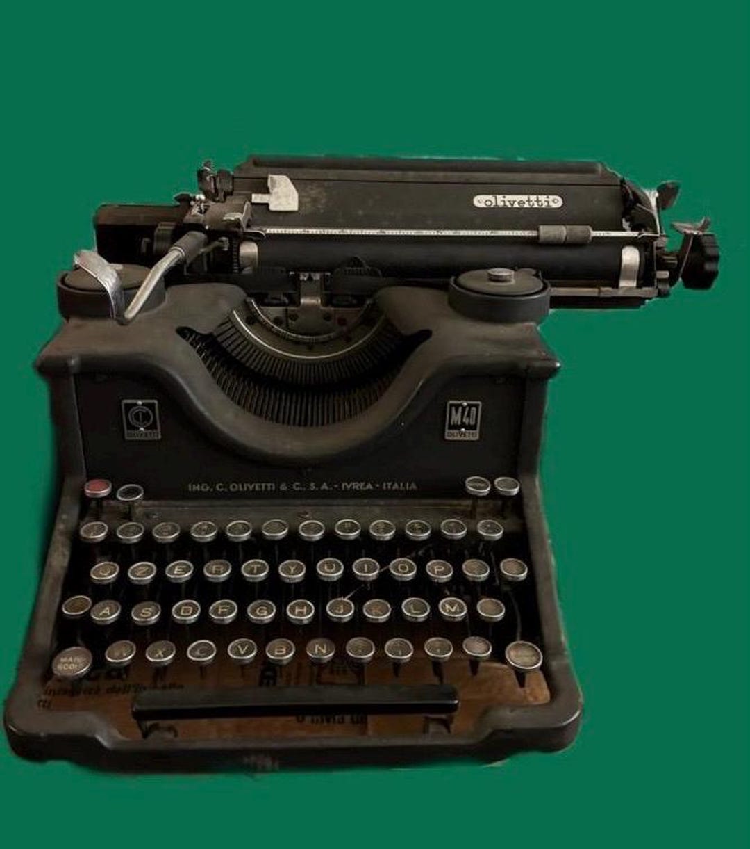 Olivetti M40 Typewriter - Etsy