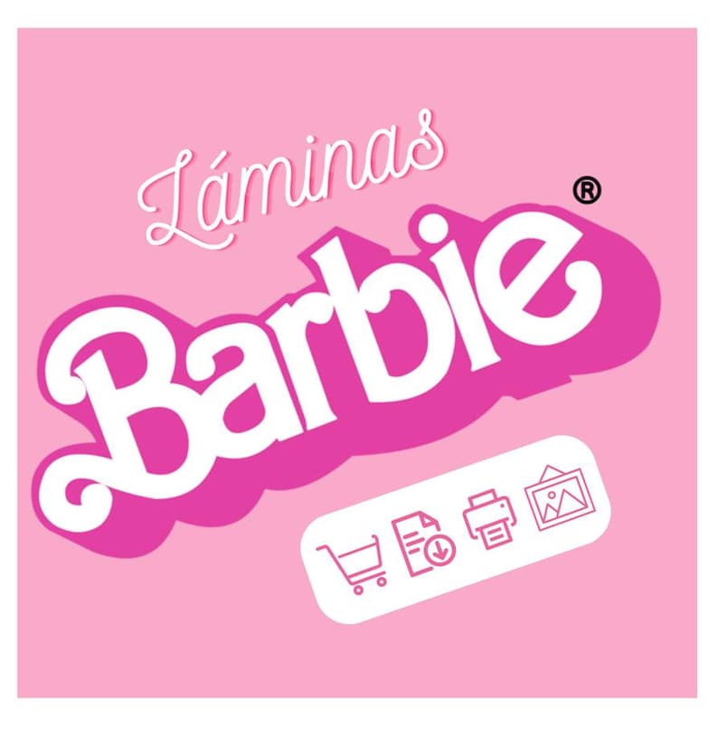 Barbie X 3 Printable Sheets-decoration - Etsy