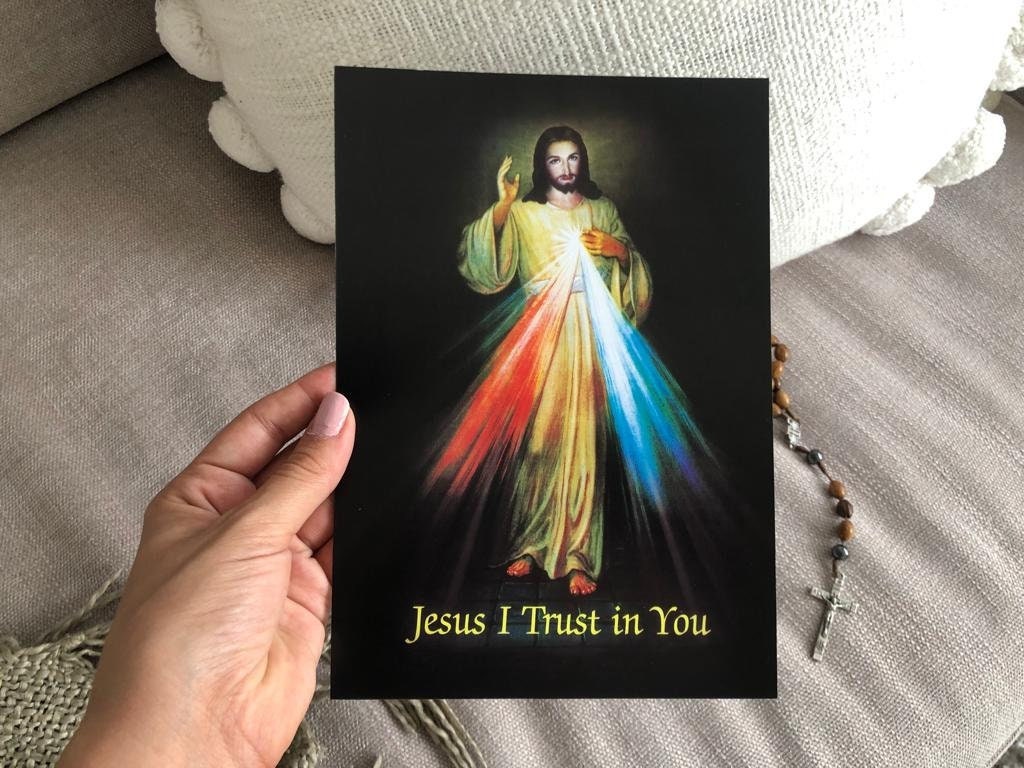 Divine Mercy Prayer Card - Downloadable Print - Etsy