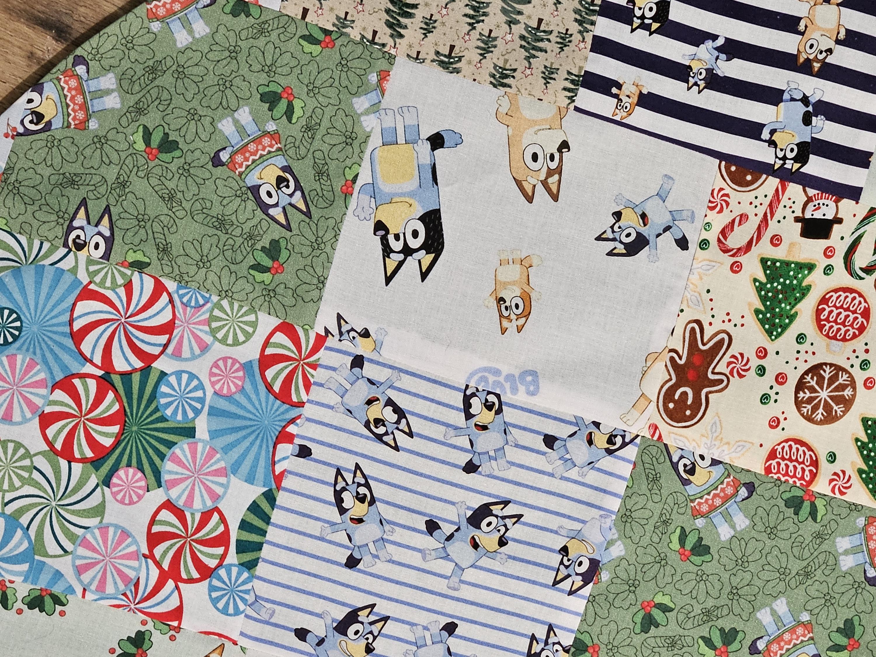 Grandma's Scraps Bluey Christmas Tree Skirts - Etsy