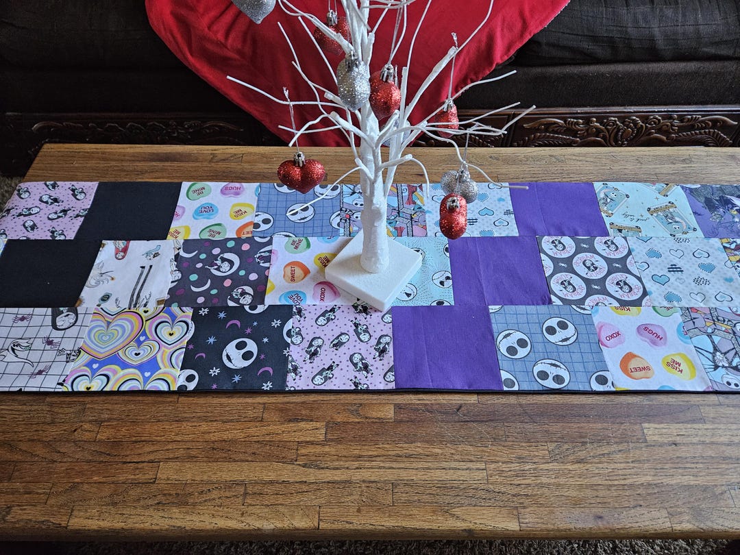 Grandma's Scraps Nightmare Before Christmas Valentine"s Day Table ...