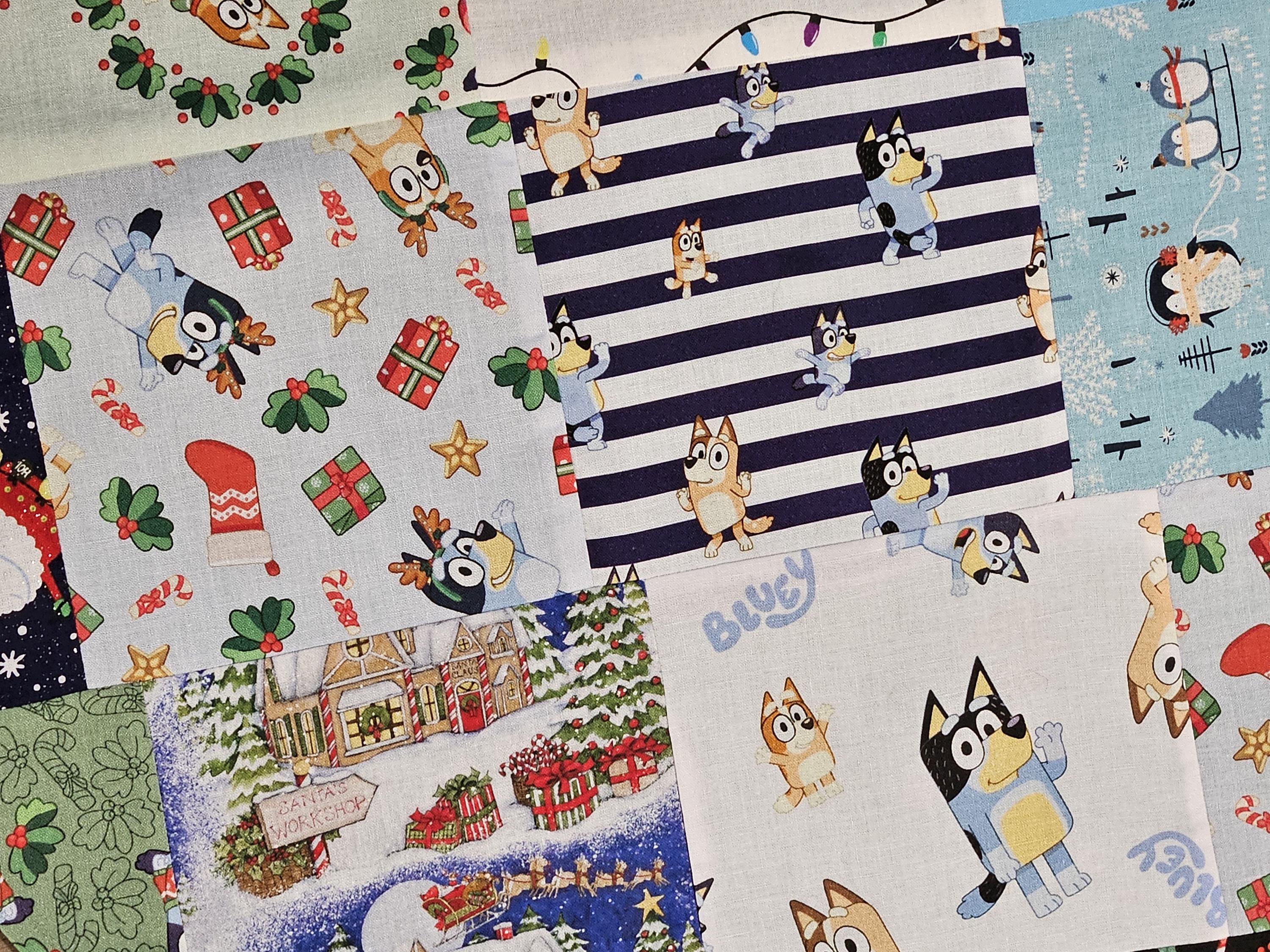 Grandma's Scraps Bluey Christmas Tree Skirts - Etsy