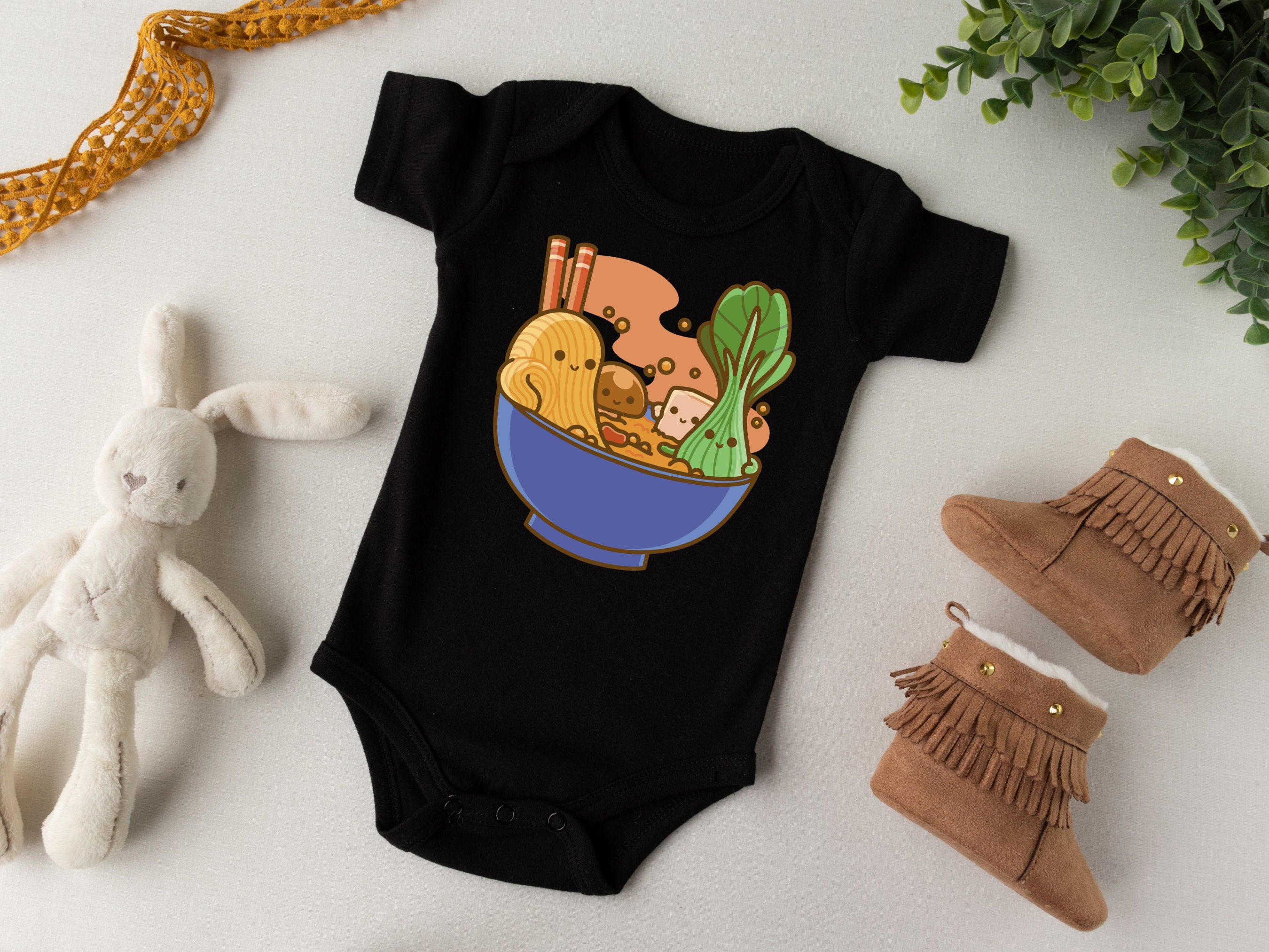 Kawaii Baby Design, Ramen Baby Onesie, Ramen Lover Gift, Cute Baby ...