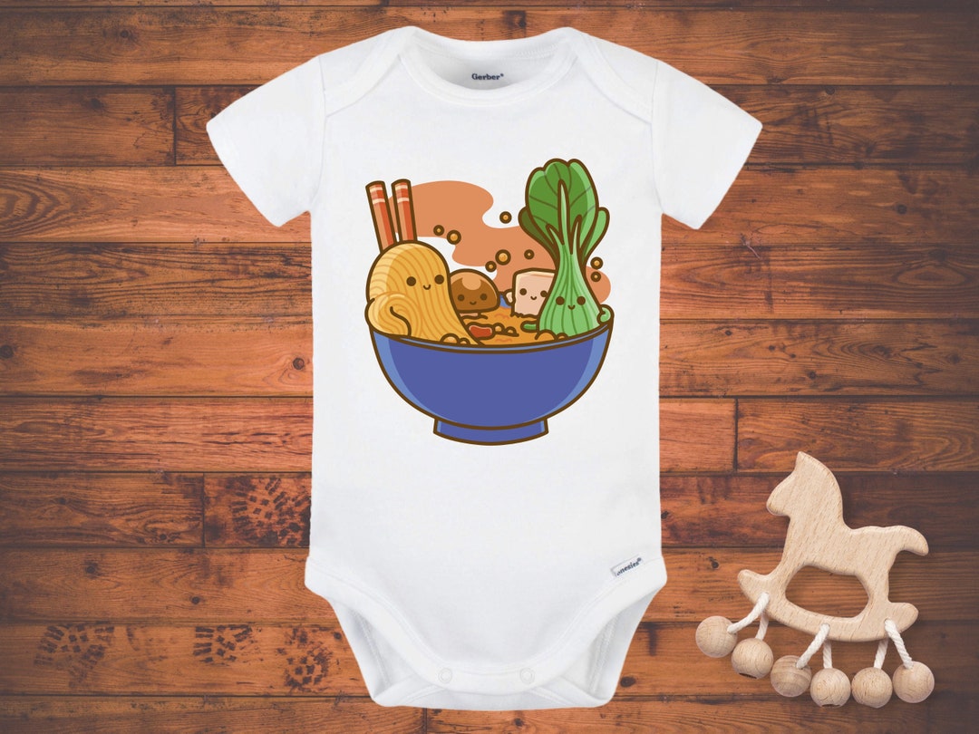 Kawaii Baby Design, Ramen Baby Onesie, Ramen Lover Gift, Cute Baby ...
