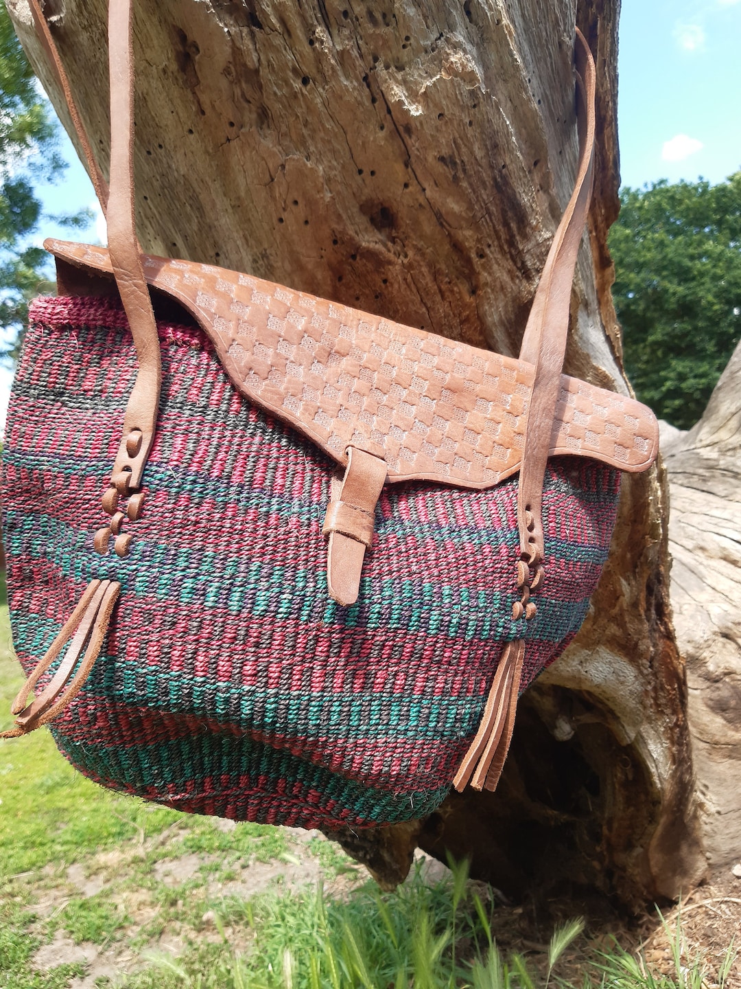 Unique Vintage Kenyan Kiondo Sisal Shoulder Beach, Holiday or All ...