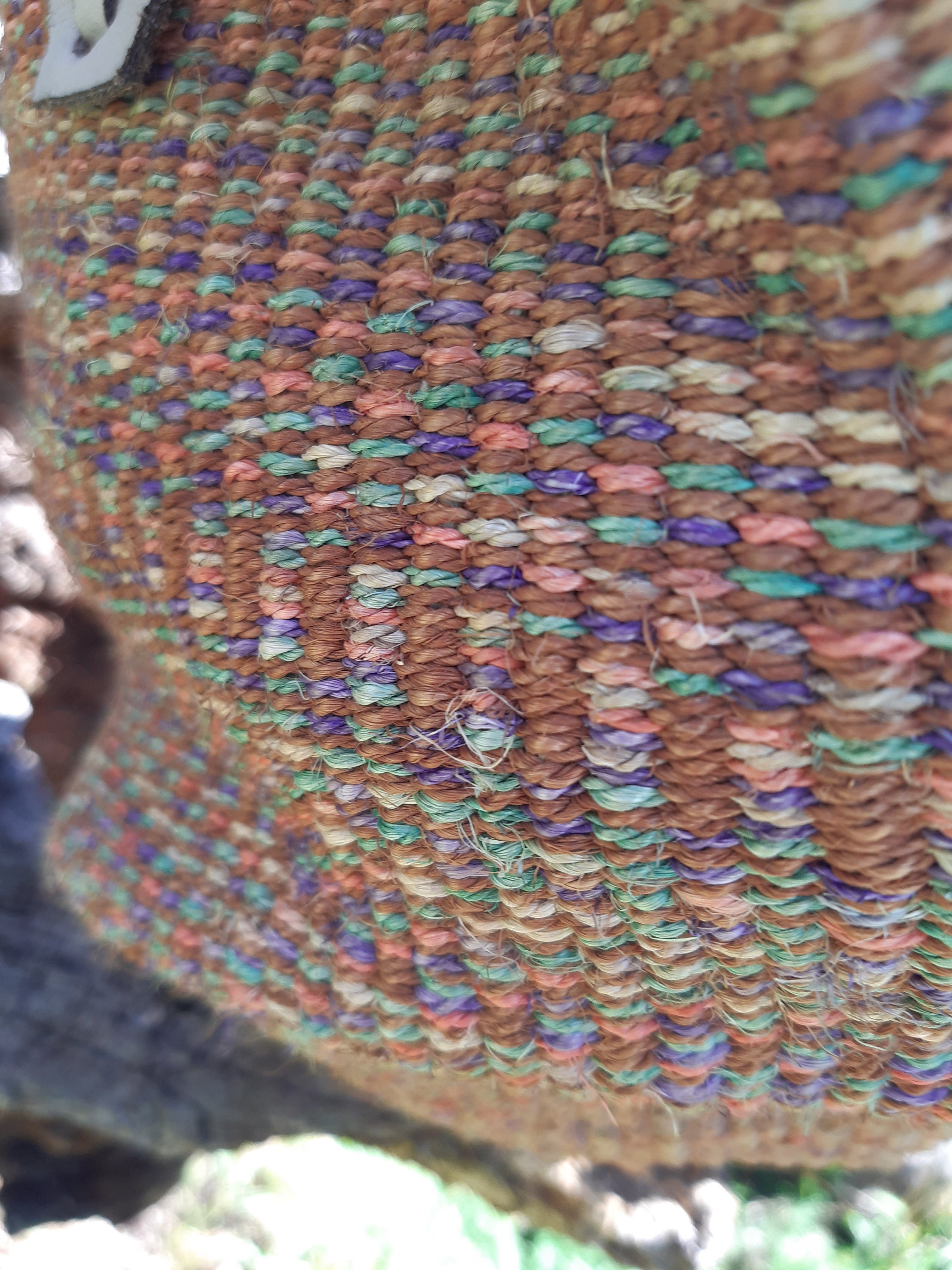 Vintage and Unusual Kenyan Kiondo Sisal Shoulder Bag - Etsy