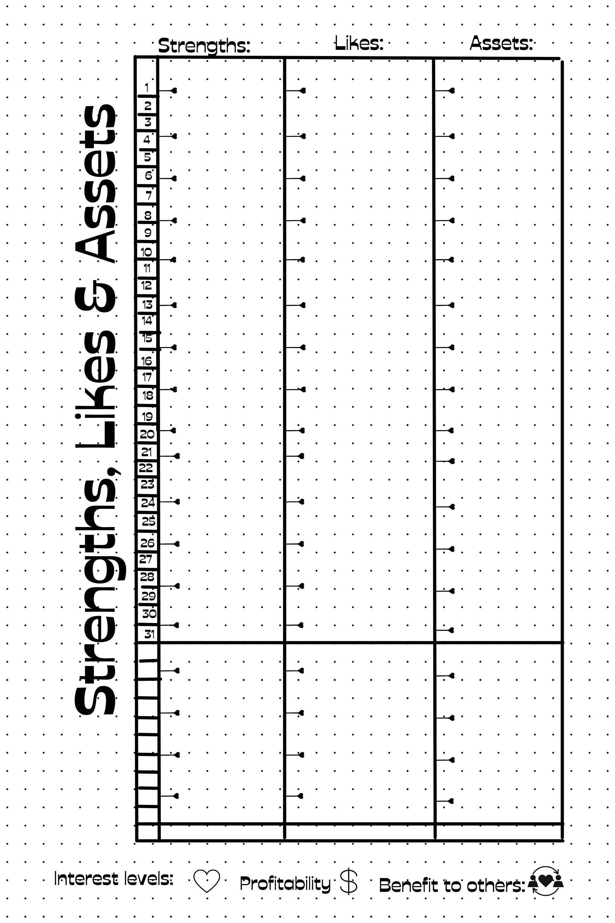 Dateless Goal Setting Planner | Retro Styled BUJO With Monday Start ...