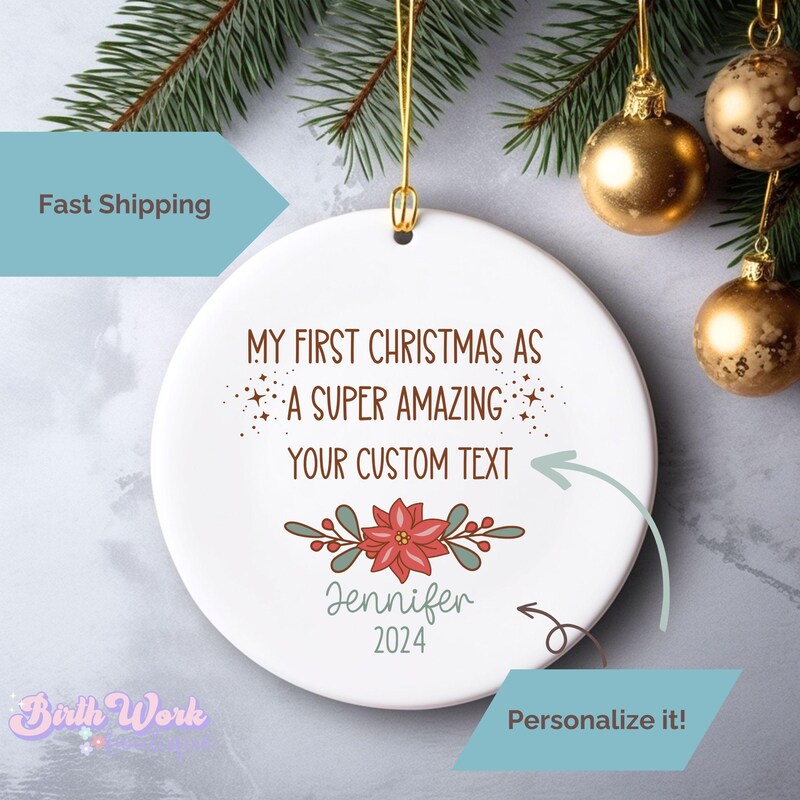 First Year Job Ornament - Etsy