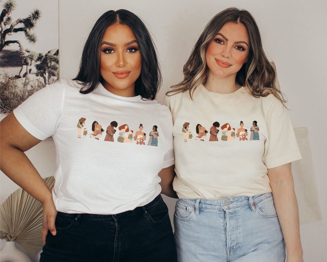 Postpartum Doula Tee, Diverse Midwife Shirt, Labor and Delivery Nurse ...