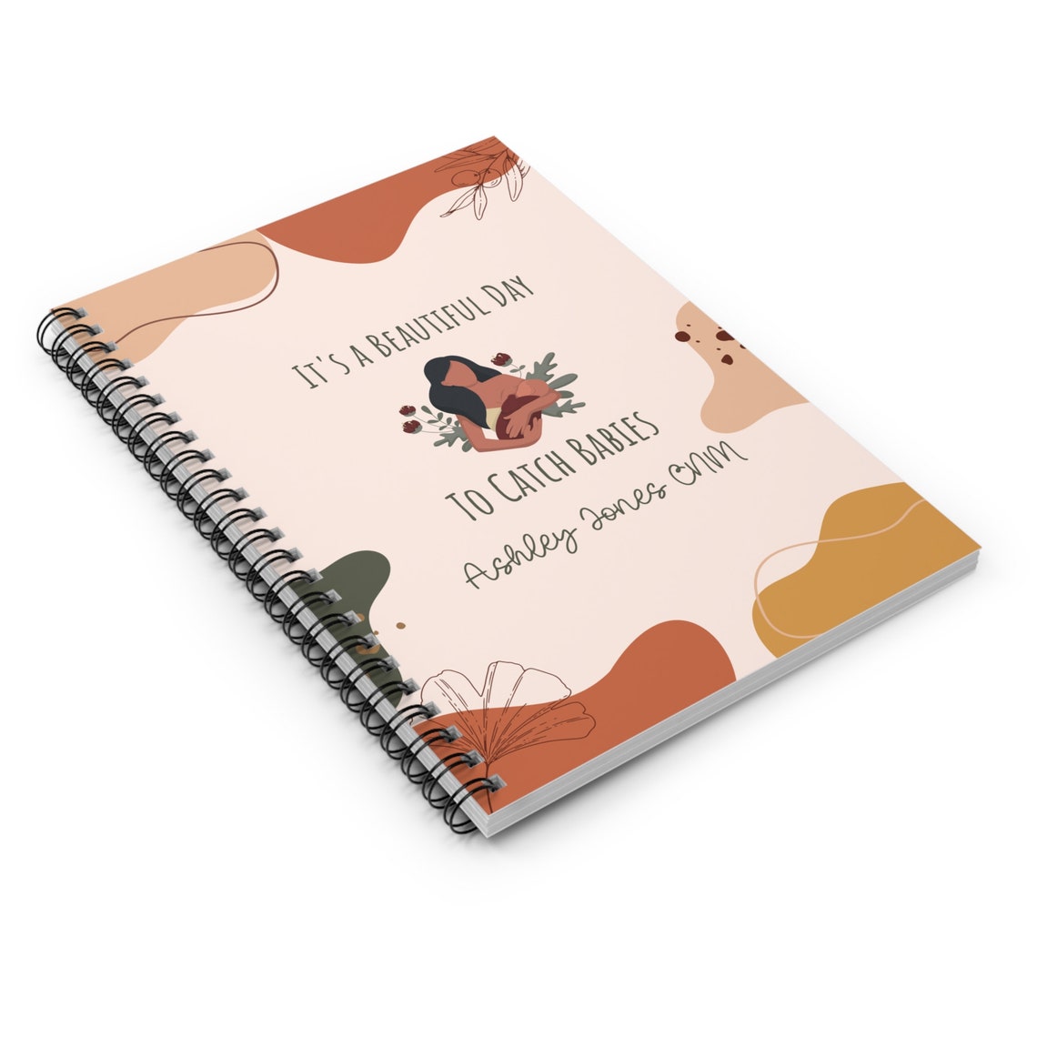Personalized Midwife Gift Spiral Notebook - Ruled Line, Custom ...
