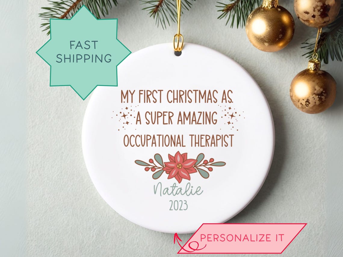 Occupational Therapy Ornament, Gift for Pediatric Occupational ...