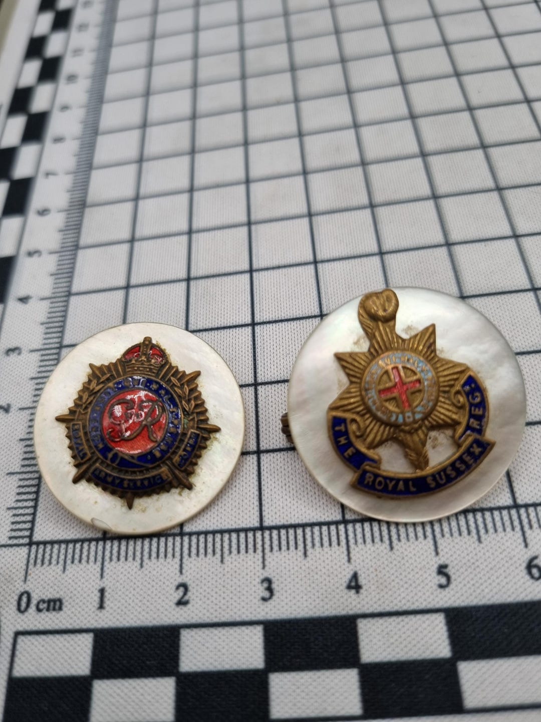 Vintage 2 X WW1 Army Militaria Sweetheart Badges/brooches - Etsy