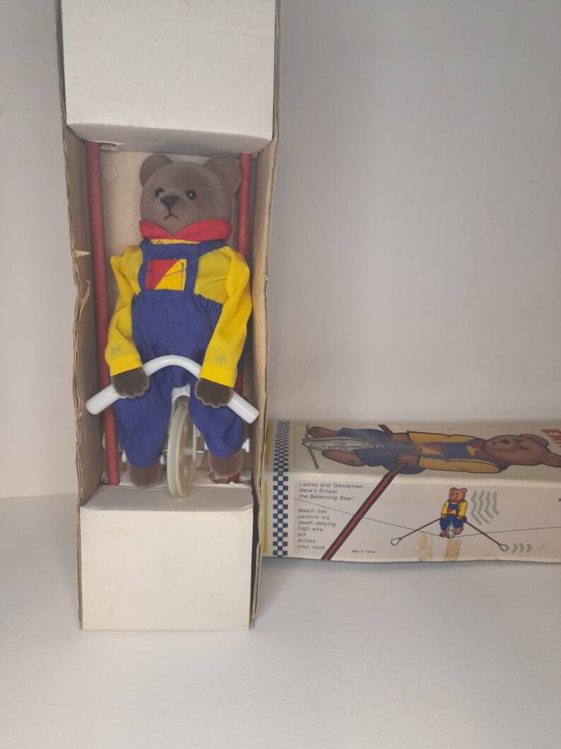Ernest the Balancing Bear 1980s. Vintage Toy - Etsy