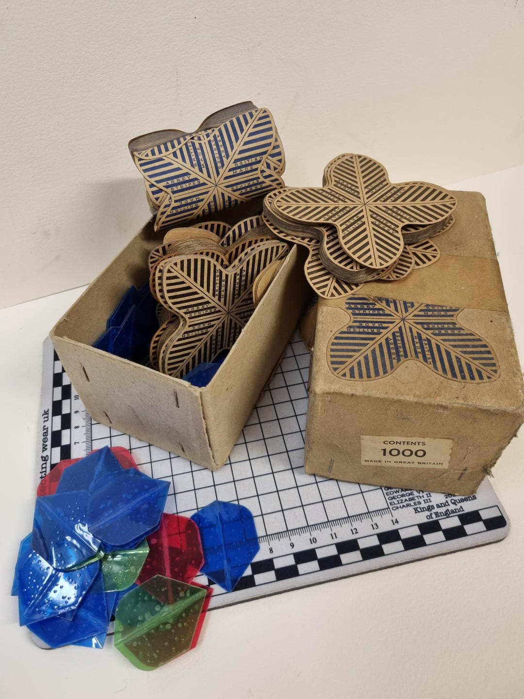 Vintage Collectable New Old Stock Box of Dart Flights. - Etsy