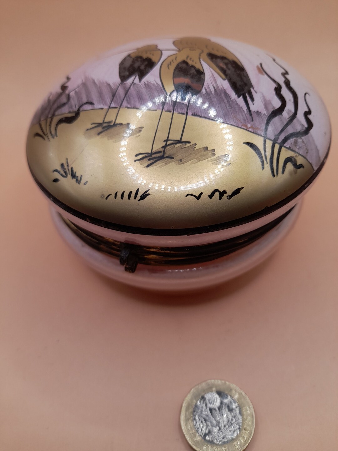 1930s Powder Puff Glass Container - Etsy