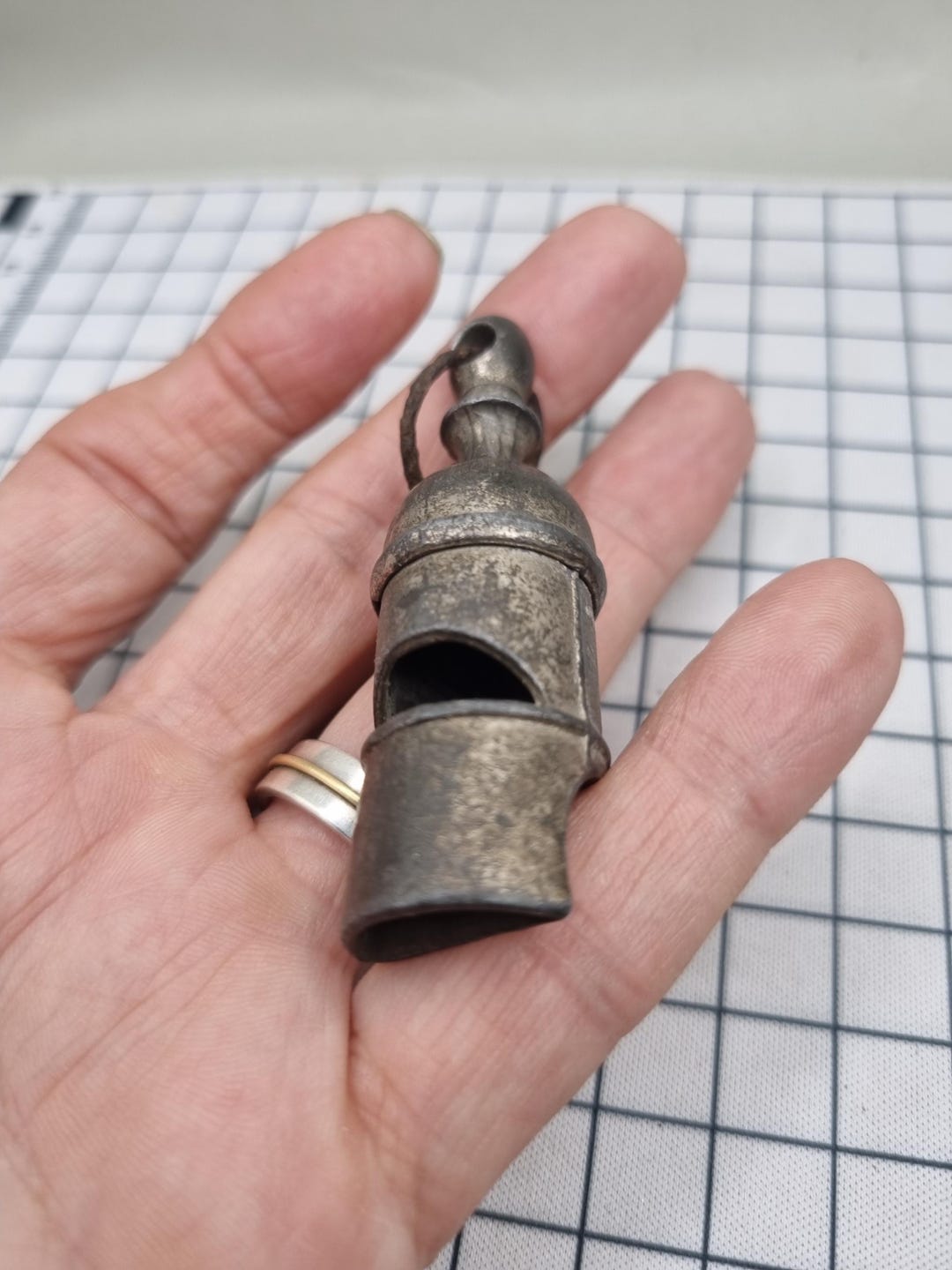 1900s Pewter Round Whistle Good Condition. - Etsy