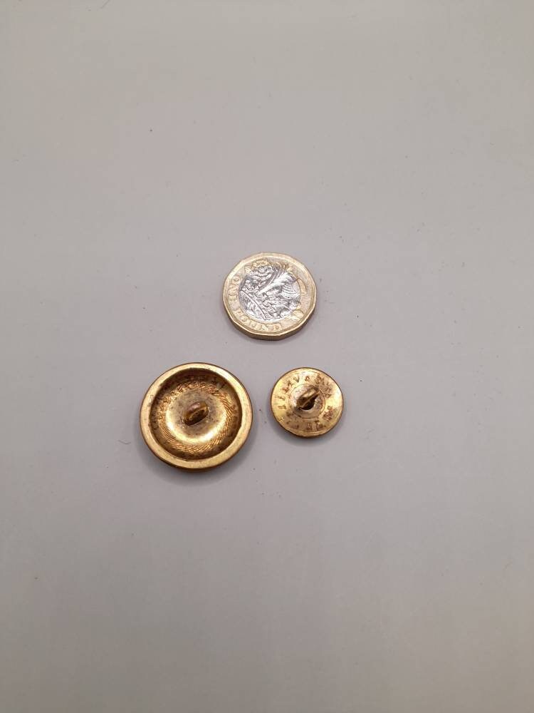 Antique Livery Buttons Approx 19th Century Full Set for a Coat Jacket ...